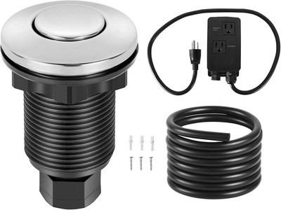 Garbage Disposal Air Switch Kit Dual Outlet Sink Top Waste Disposal ...