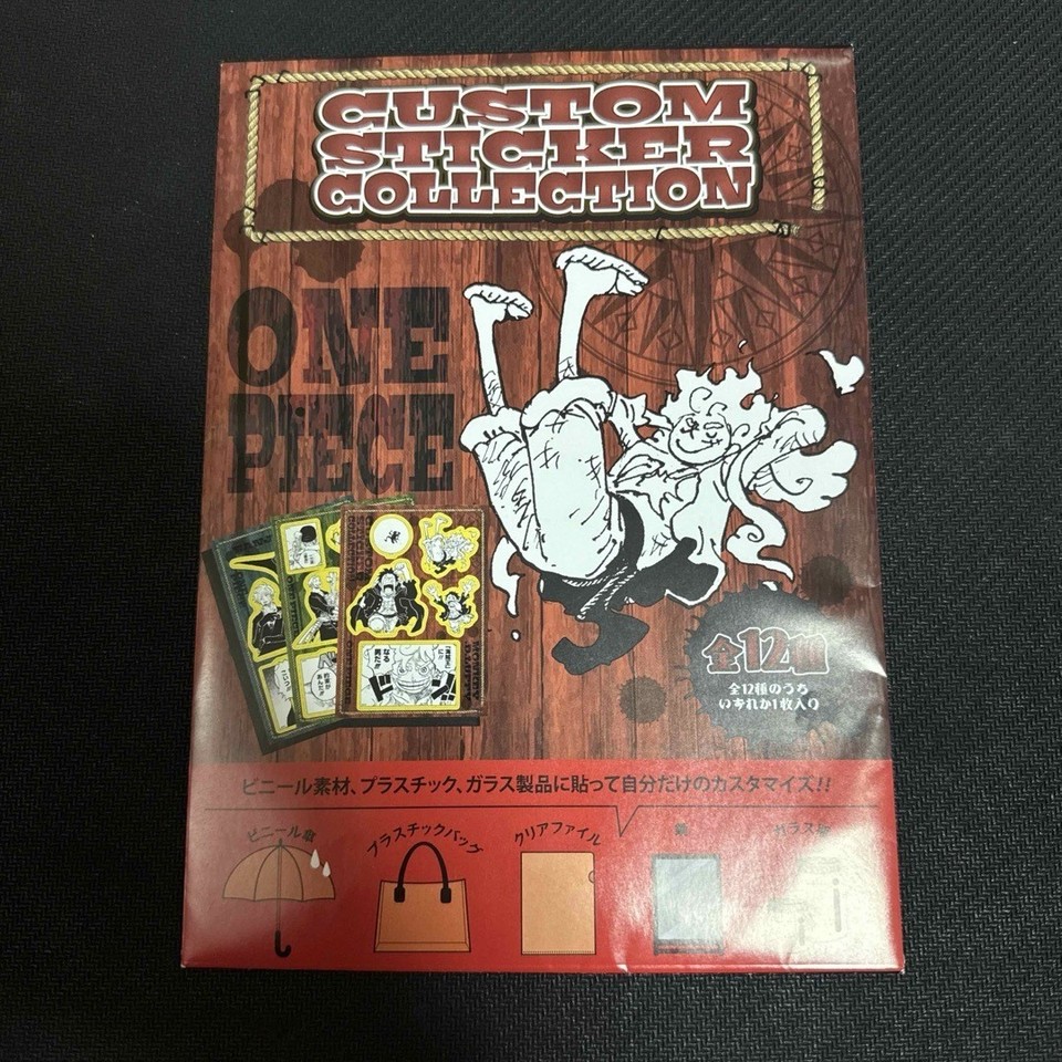 ONE PIECE Custom Sticker Collection Luffy, Robin, and Jinbe 3 pcs ...