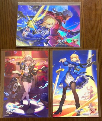 Fate Collapse Star Rail Saber HaRMony Pioneer Star Postcard | eBay UK