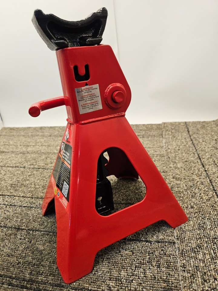 BIG RED 3 Ton (6,000 lb) Capacity T43202 Torin Steel Jack Stand Red ...