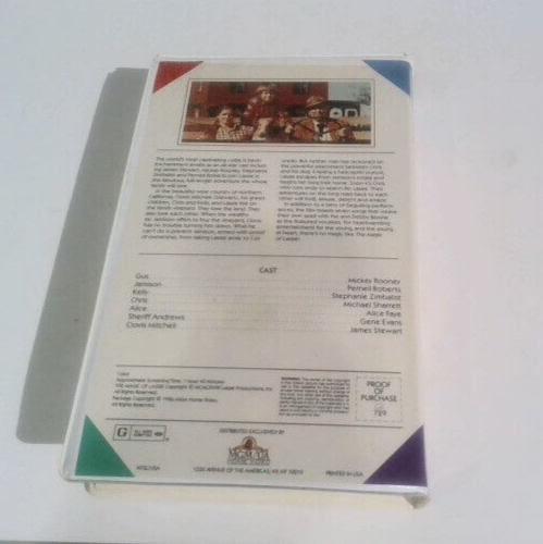 RARE VHS MGM Home Video The Magic Of Lassie VHS CLAMSHELL Case VINTAGE ...