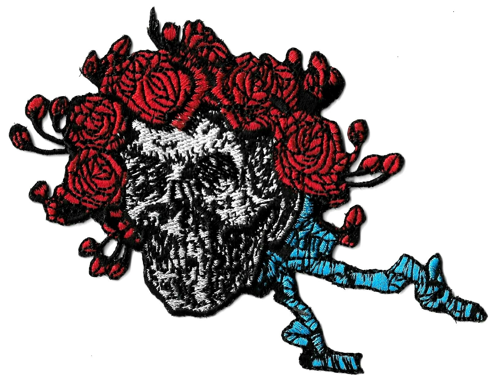 The Grateful Dead - Skull & Roses Die-Cut Patch Logo Emblem Insignia ...