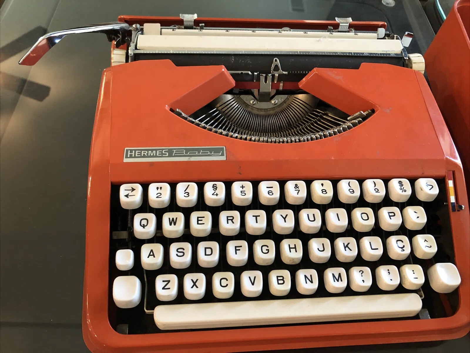 Hermes Baby Compact Portable Typewriter, Antique, Collector | eBay