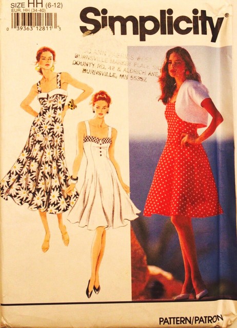 Simplicity 2147 Misses Mini Dress Tunic Pattern Learn to Sew UCT Sz 6 ...
