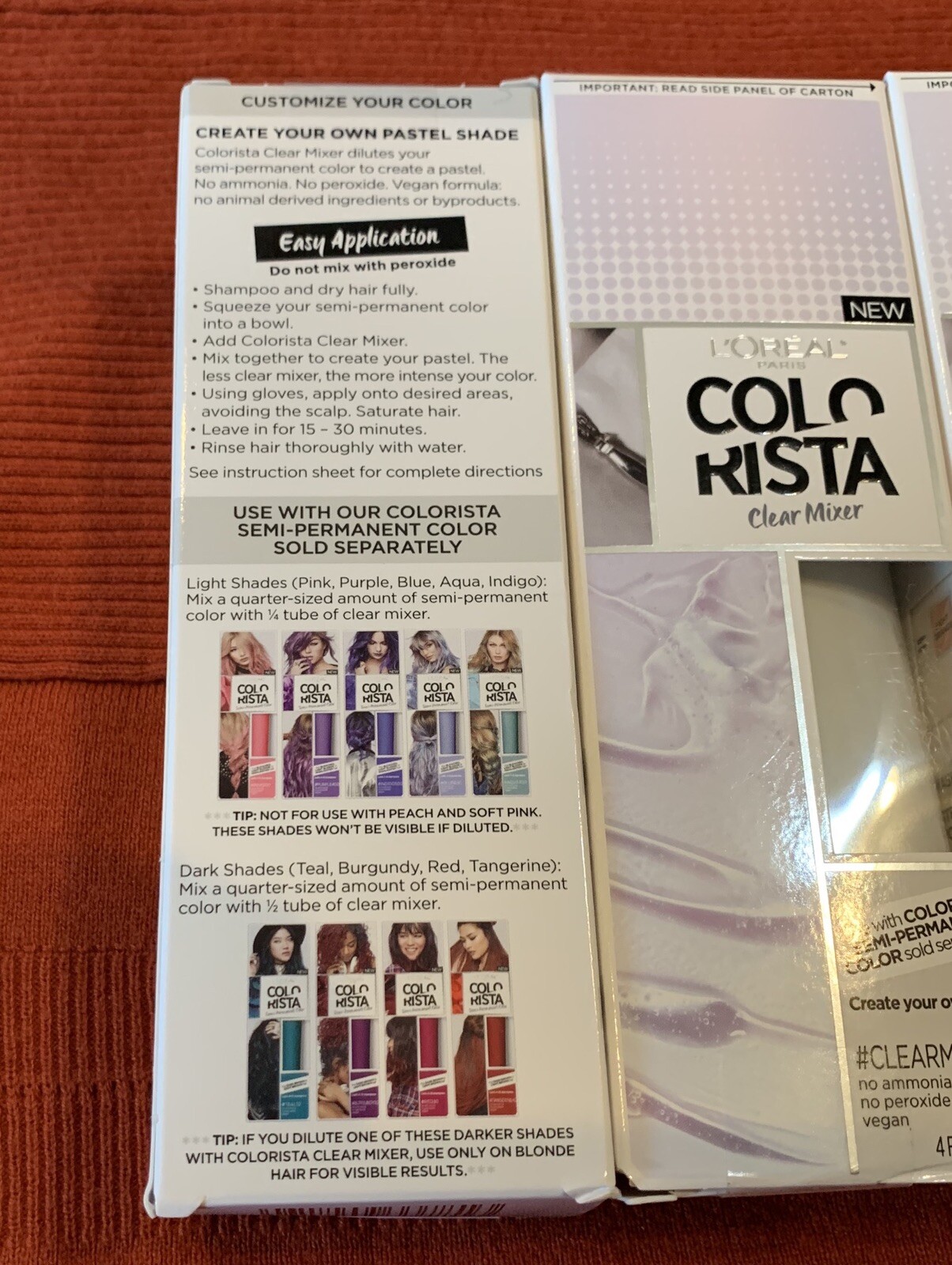 L'Oreal Colorista Clear Mixer Semi Permanent Hair Colors #CLEARMIXER00 ...