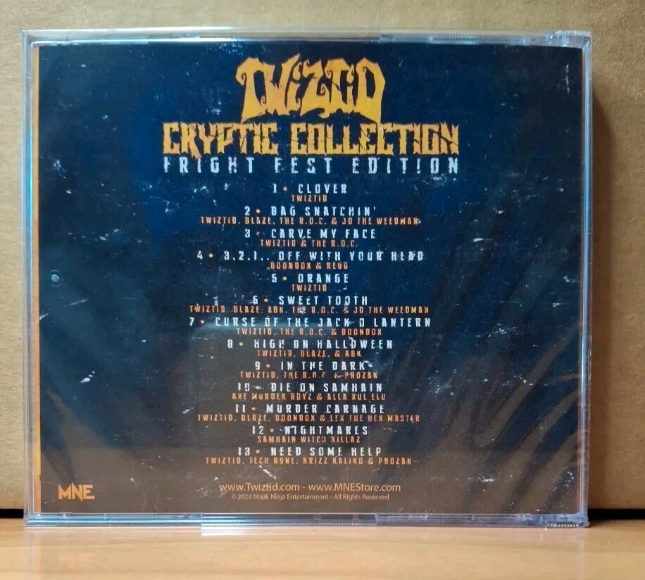 Twiztid 'Cryptic Collection; Fright Fest Edition' New Sealed Cd! | eBay