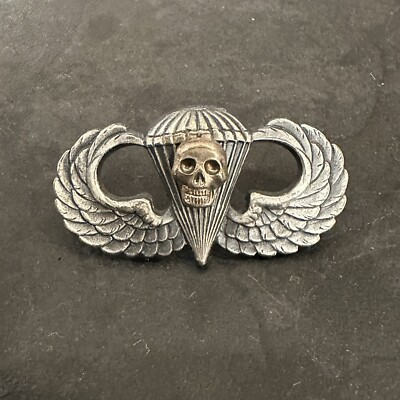 Vietnam War USMC Recon Airborne Wings SOG Death Head | eBay