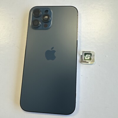 Apple iPhone 12 Pro MAX Bare Housing Frame Genuine OEM 7/10 Blue | eBay