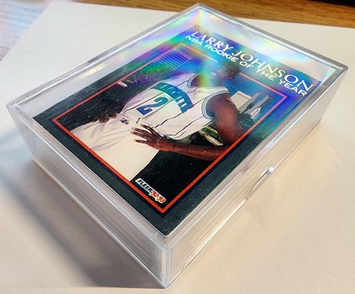 1991-92 1993 Larry Johnson Rookie / Rookie of the Year Lot of 41 (Fleer ...