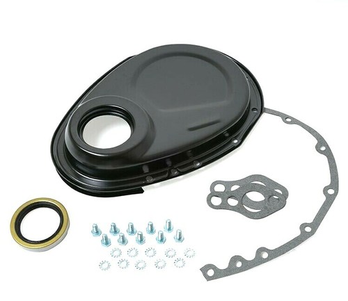 SB Chevy Timing Chain Cover V8 SBC 283 327 350 383 400 V8 Complete Set ...