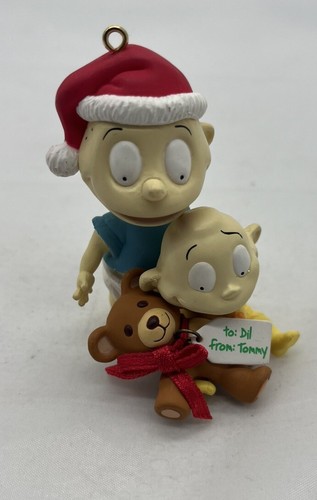 Carlton Cards Rugrats Tommy Merry Christmas Liddle Brudder Dil Vtg 1999 ...
