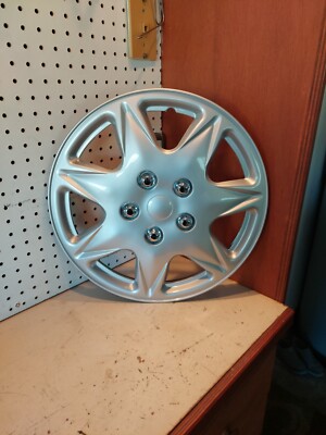 1X ONE NEW Autocraft HubCap Wheel Cover KT-915 15" Silver 7 Spoke 15 ...