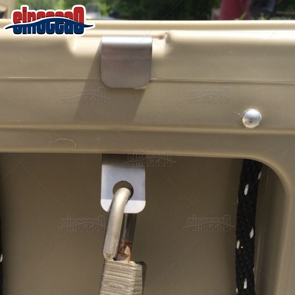Heavy Duty Durable Cooler Lock Bracket Tie Down For YETI/RTIC/Ozark ...