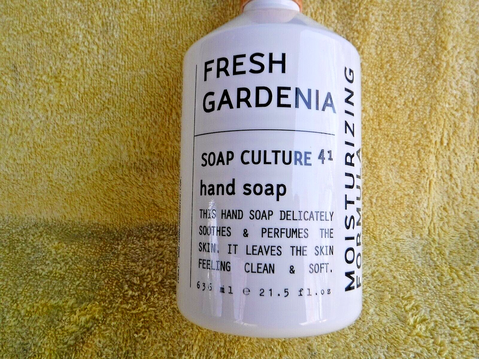 NEW SOAP CULTURE 41 FRESH GARDENIA 21.5 OZ./636 ML. HAND SOAP! | eBay