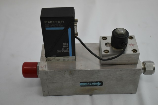 PORTER INSTRUMENT 203A 203AAPASV3AA MASS FLOW METER CONTROLLER LB-366 ...