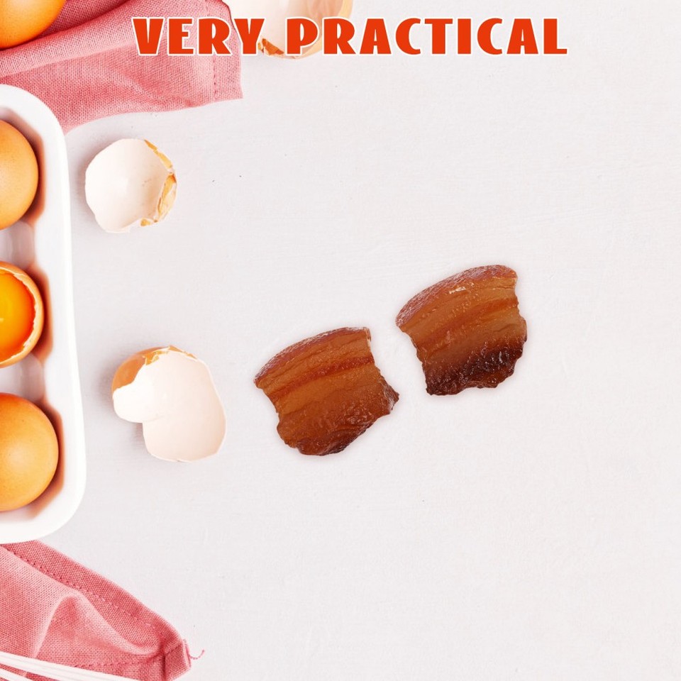 2PCS Simulated Red-cooked Pork Model Imitated Braised Pork ...