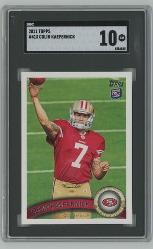 2011 Topps Colin Kaepernick Rookie SGC 10 San Francisco 49ers #413 C35 ...