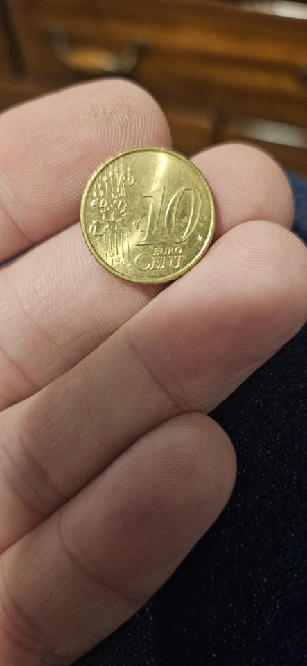 RARE 10 Cent France 1999, Rare Euro Cent Coin, The Sower, Vintage ...