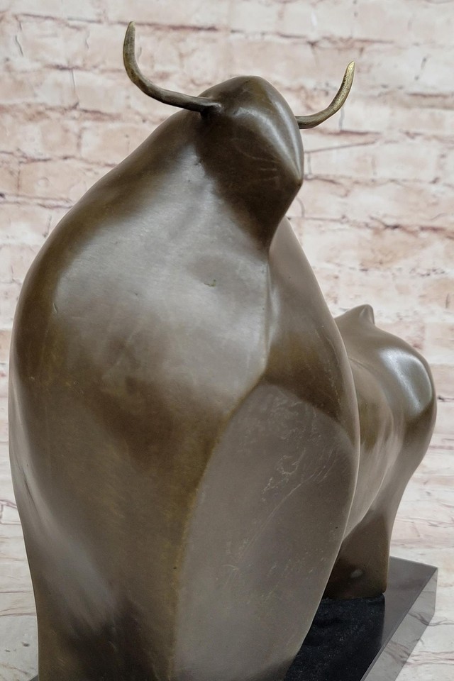 Fernando Botero Bull Bronze Sculpture Figure Abstract Signed Art on ...