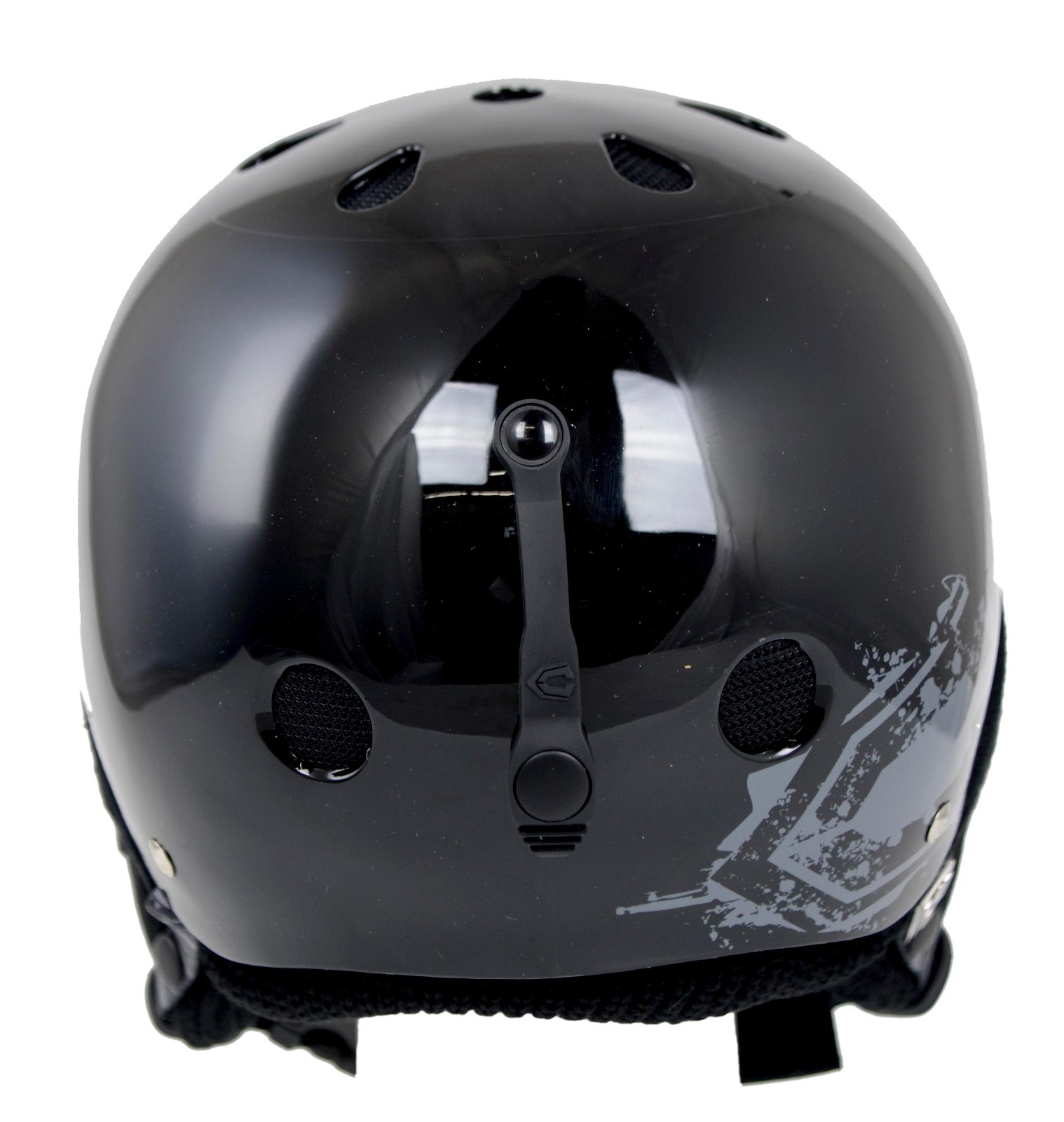 NEW High End $120 Adult Mens Capix Black Team Snowboard Ski Helmet SM ...