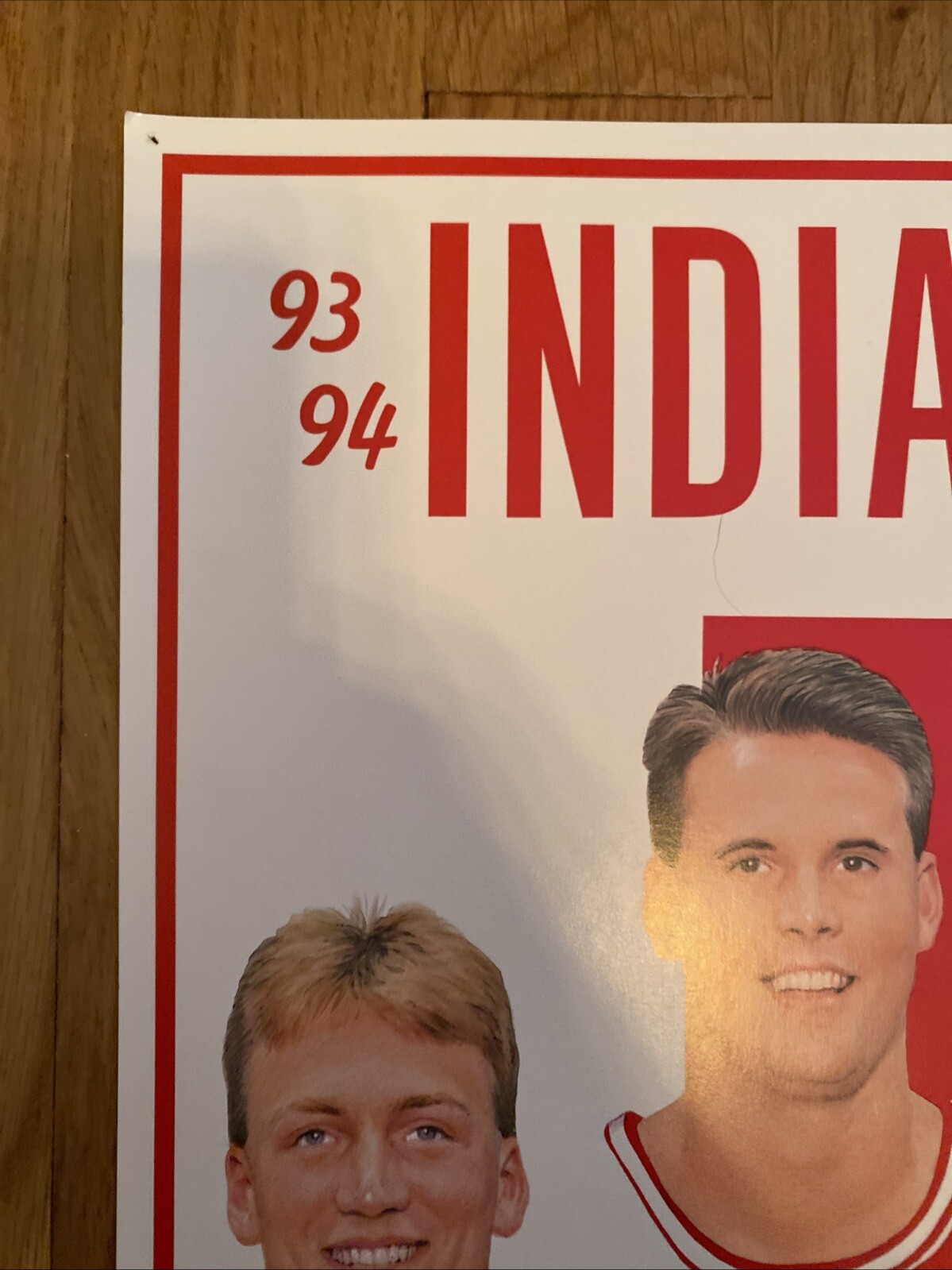 1993-1994 IU Indiana University Hoosiers Basketball Schedule Poster ...