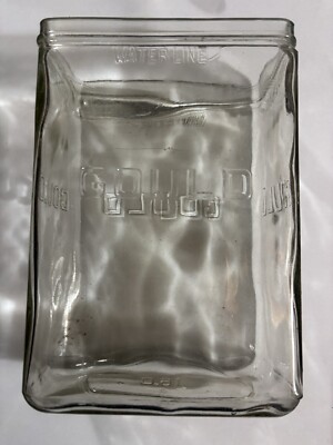 Antique Large GOULD Aqua Glass Farm House Battery Jar 13 1/2" High | eBay