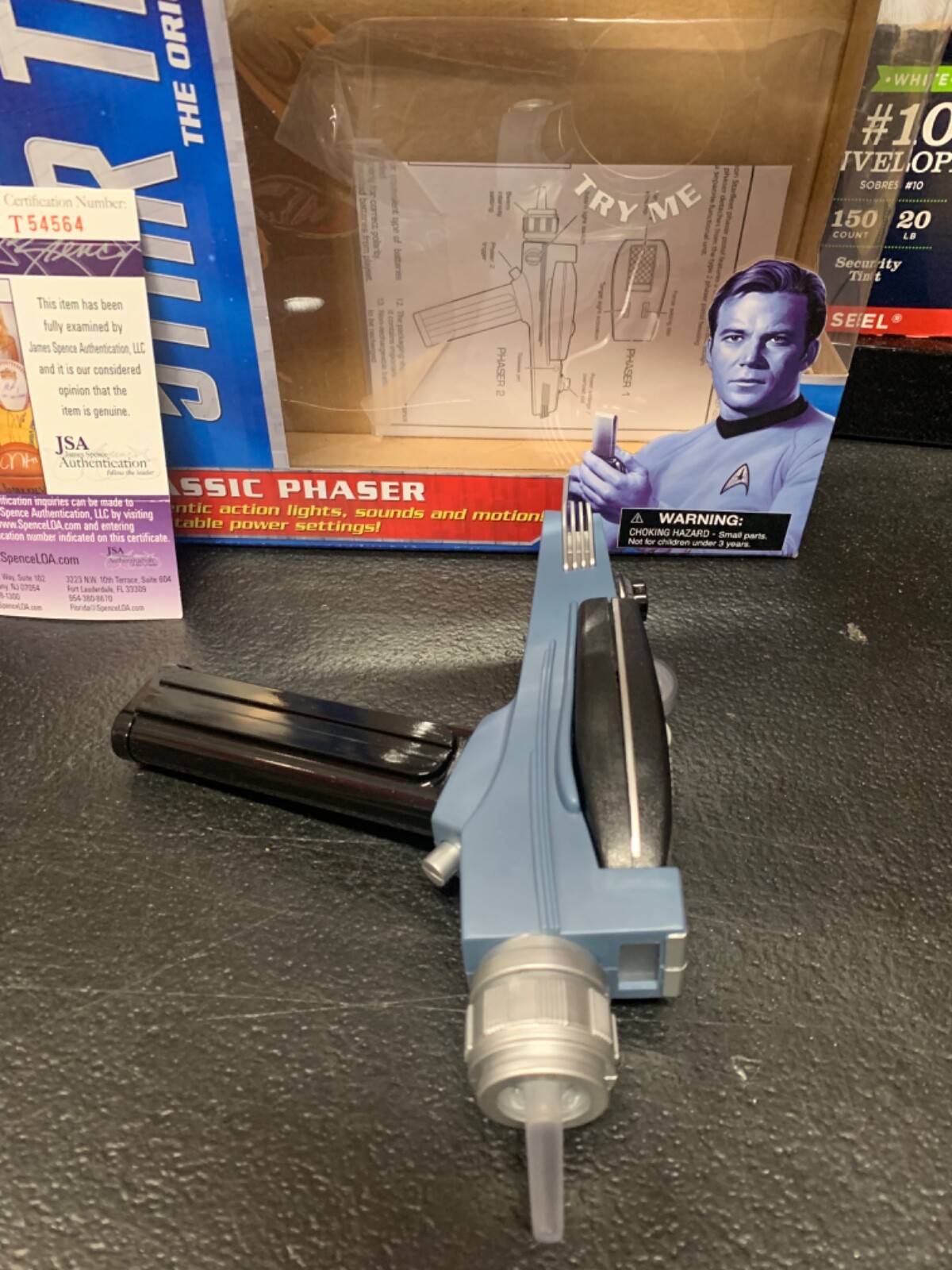 William Shatner Signed Star Trek Classic Phaser Captain Kirk JSA | eBay