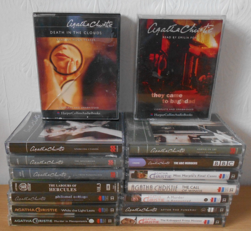 Agatha Christie audio cassettes talking books job lot bundle murder ...