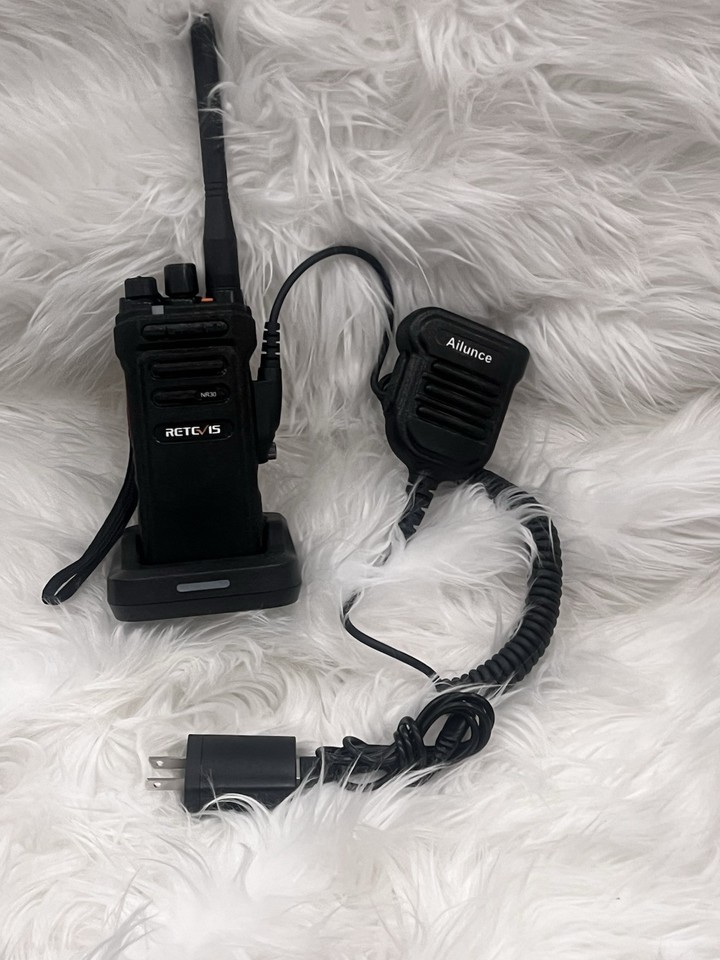 USED! Retevis NR30 Long Range Noise Reduction GMRS 10W 2 Way Radio for ...