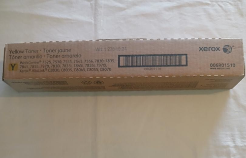 GENUINE XEROX TONER YELLOW 006R01510 FOR 7525 7830I 7970I C8030 C8070 ...