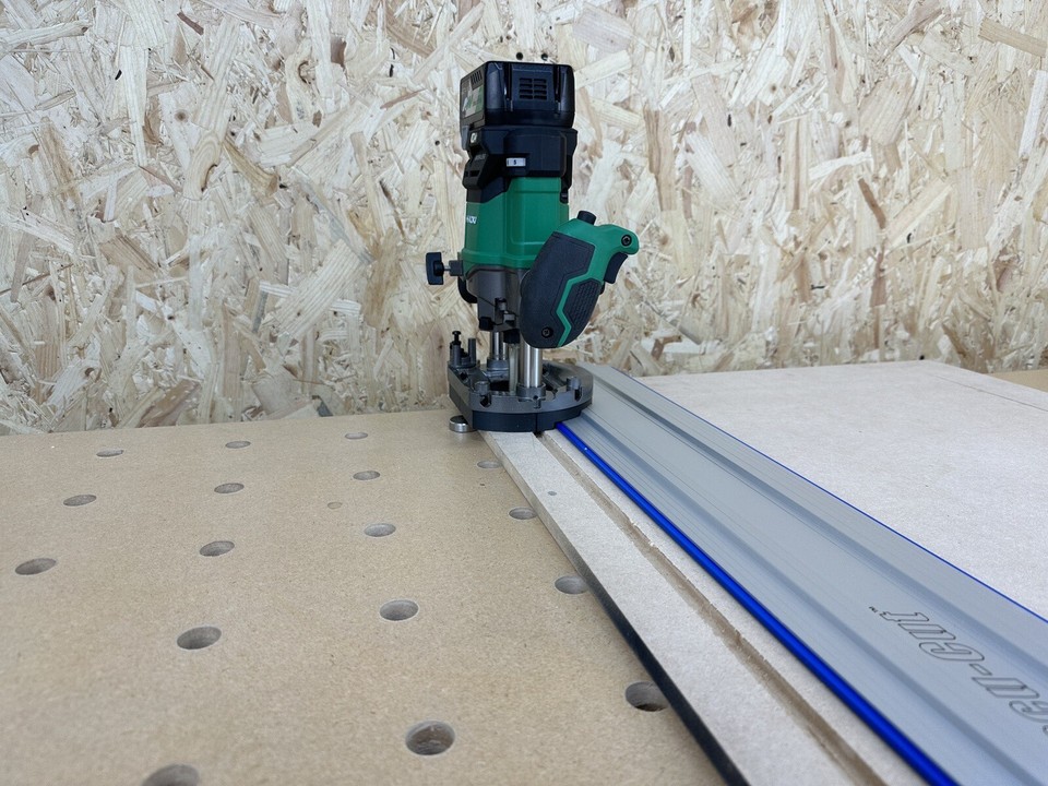 Hikoki Router Guide Rail Adaptor to Kregg Accu Cut Saw Track ...