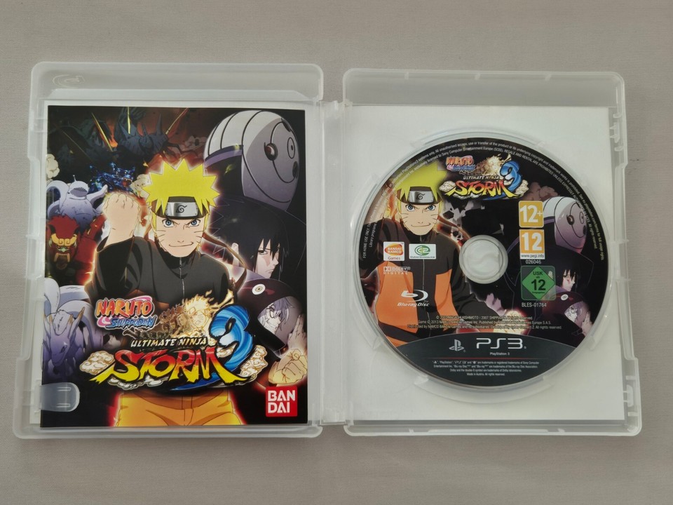 Sony PlayStation 3 Naruto Ultimate Ninja Storm 3 Game with Manual PS3 ...