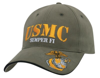 U.S.M.C. SEMPER FI OD Green Adjustable on size fit all. | eBay