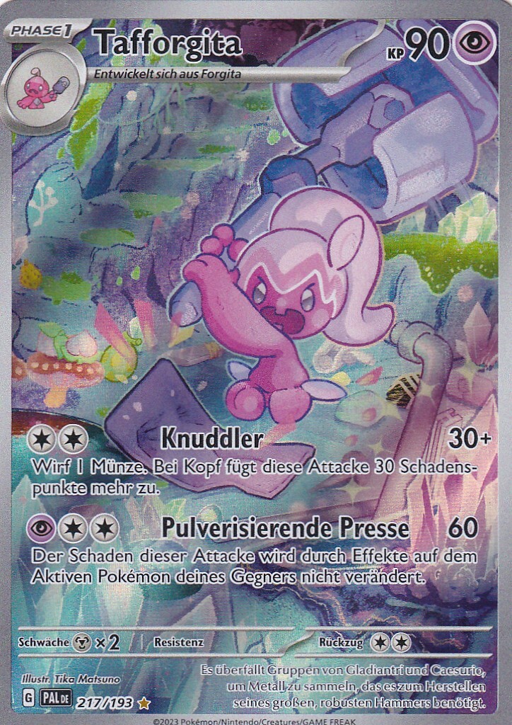Tafforgita 217/193 Illustration Rare Entwicklungen in Paldea Pokemon ...