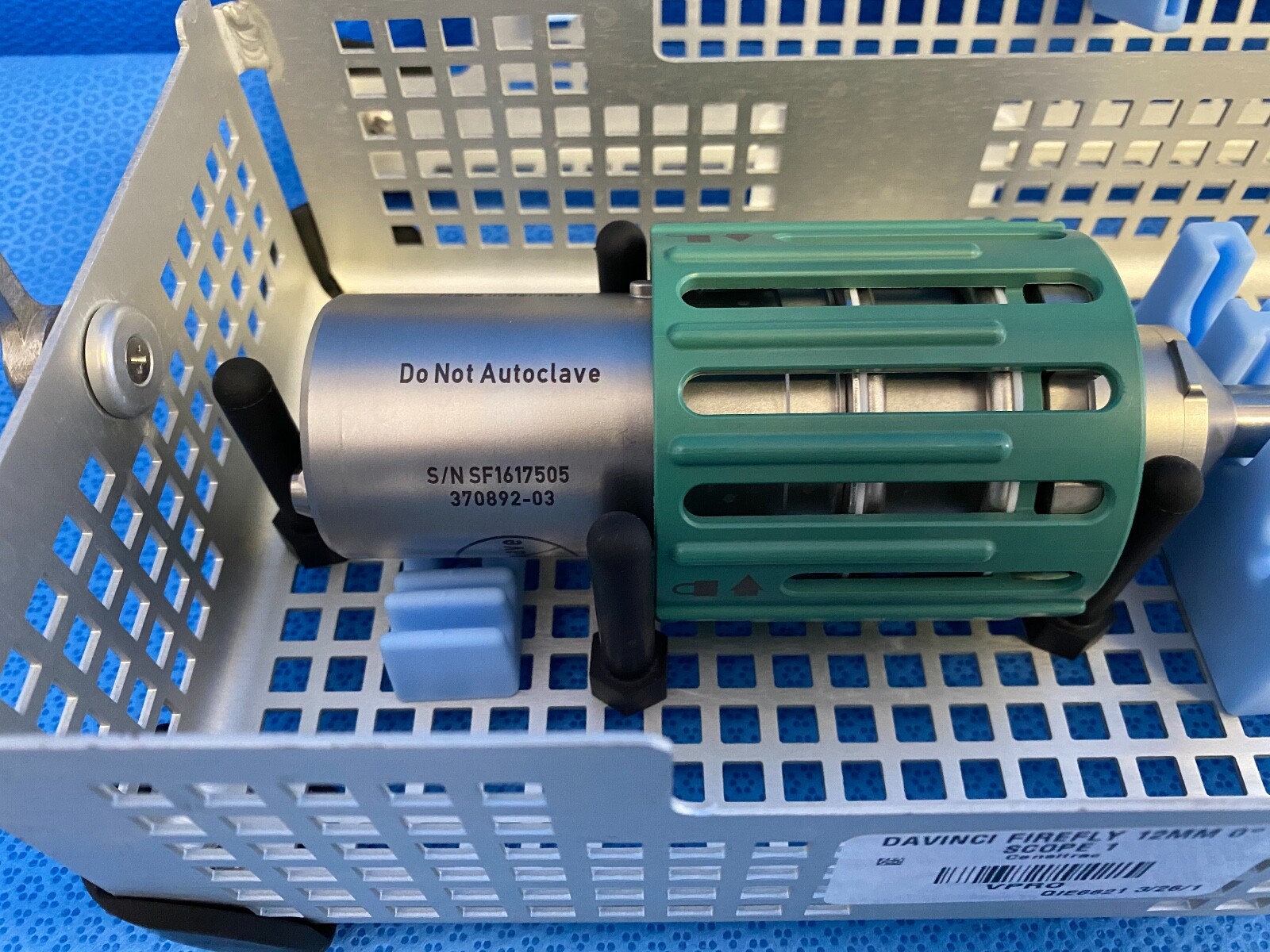 Da Vinci Intuitive Scope 370892-03 12mm 0° Firefly Endoscope w/ Case | eBay