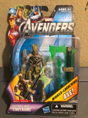 (Marvel, 2012) AVENGERS: COSMIC AXE CHITAURI 4" Figure Factory Sealed ...
