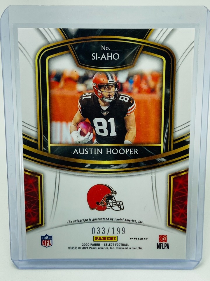 2020 Panini Select Austin Hooper Auto Silver #SI-AHO | eBay