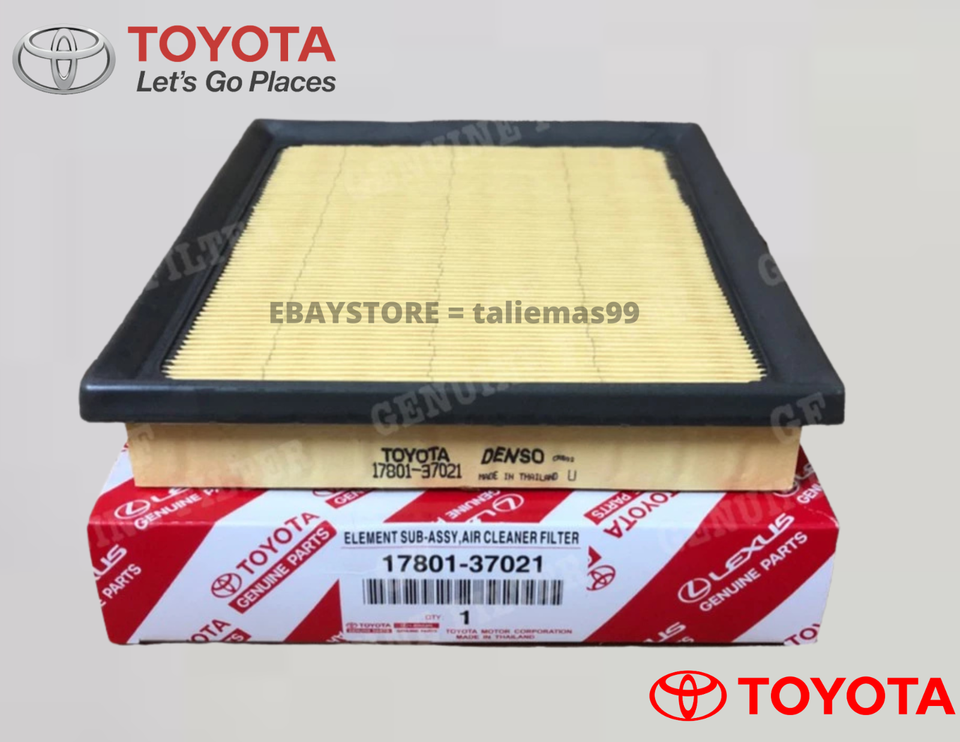 Genuine TOYOTA Engine Air Filter 17801-37021 17801-YZZ12 1780137020 OEM ...