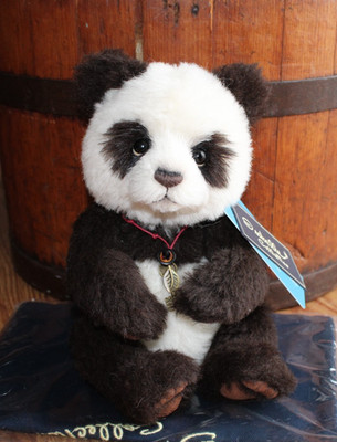 Charlie Bears Ramsey Alpaca Mohair Panda Bear Exclusive Ltd. Ed. 230/ ...