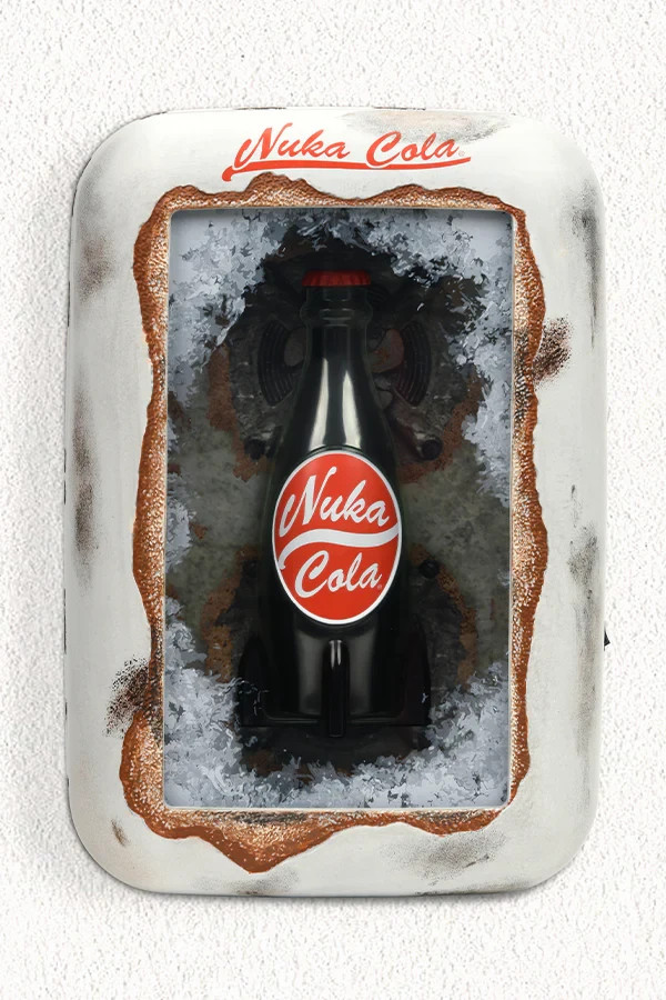 Fallout Nuka Cola Bottle Weathered Vending Machine LED Shadow Box | eBay