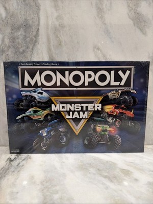 Monopoly Monster Jam Edition Board Game USAopoly Hasbro NEW | eBay