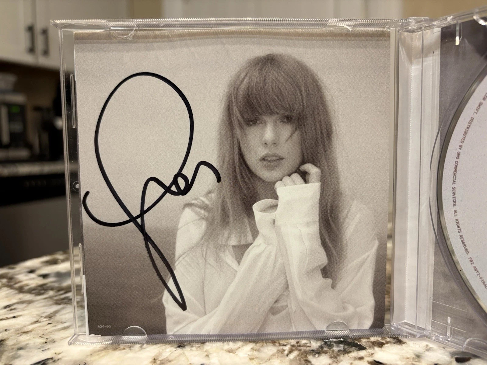 The Tortured Poets Department TTPD Taylor Swift CD - SIGNED AUTOGRAPHED ...