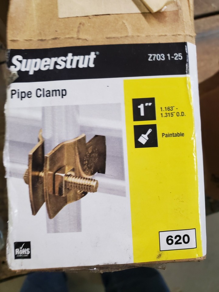 Thomas & Betts Z703 1" Superstrut Universal Pipe Clamp, Ridgid EMT, 1 ...