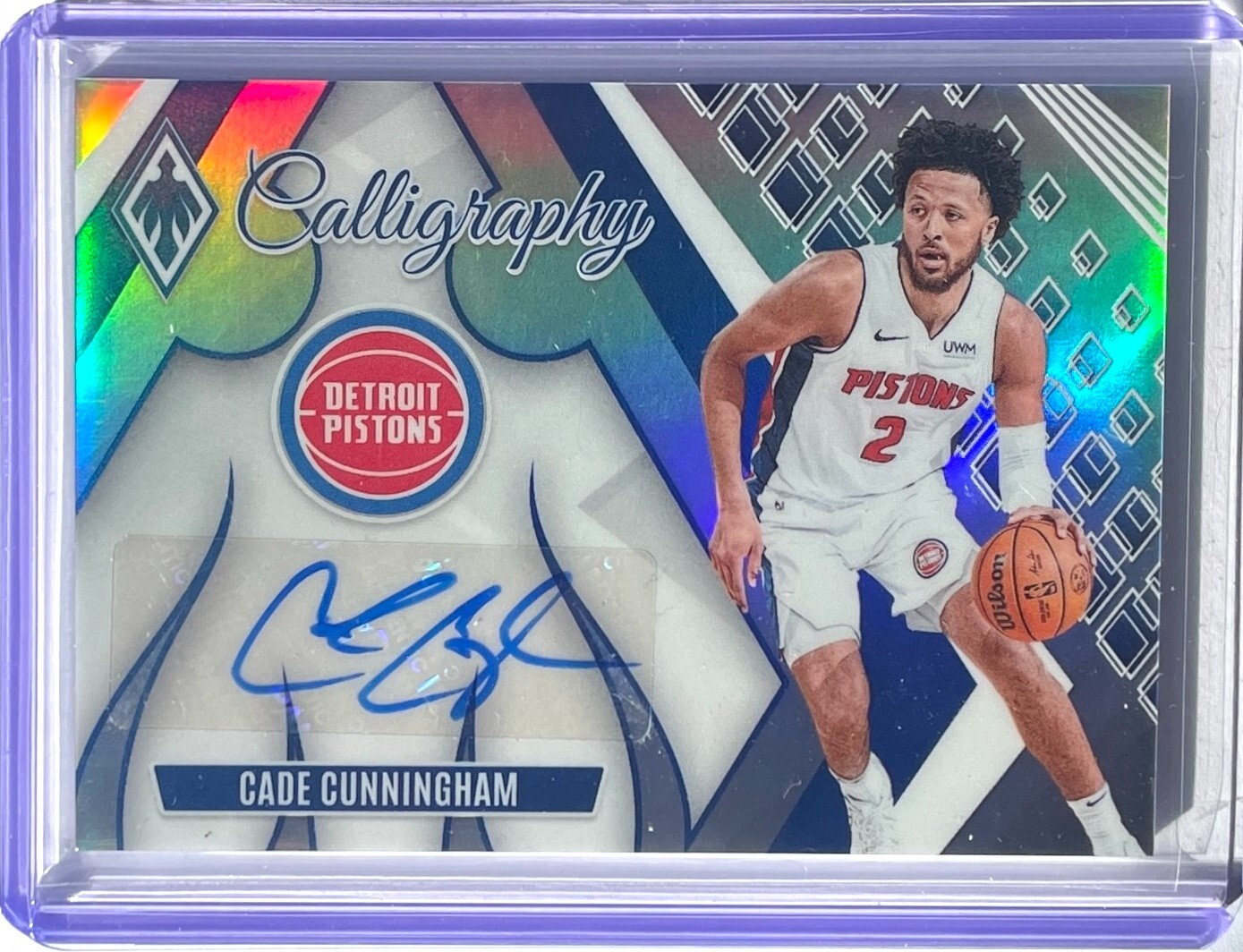 2023-24 Panini Phoenix - Calligraphy Cade Cunningham #CG-CCH /75 (AU ...