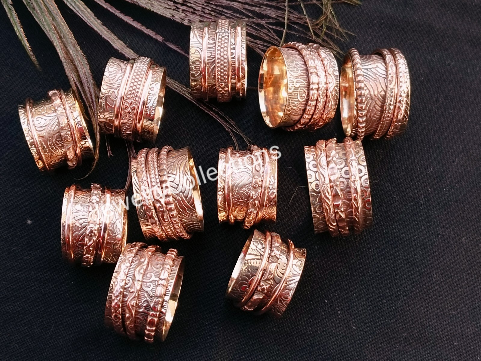 Pure Solid Copper Rings Wholesale Lot Copper Rings Lot Copper Rings ...