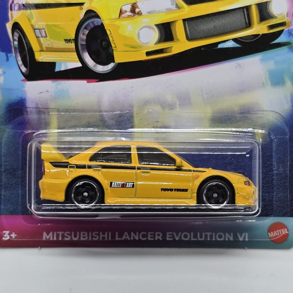 HOT WHEELS MITSUBISHI LANCER EVOLUTION VI EXCLUSIVE SERIES 90's STREET ...