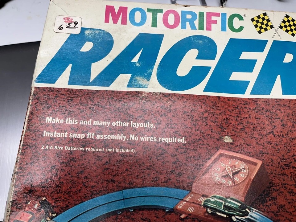 Vintage 1967 Ideal Motorific Racerific Camaro Race Set W/Corvette ...