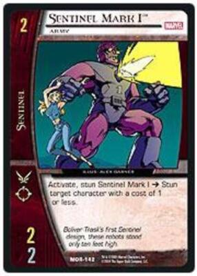 VS System: Sentinel Mark I, Army - Foil [Played] Marvel Origins TCG CCG ...