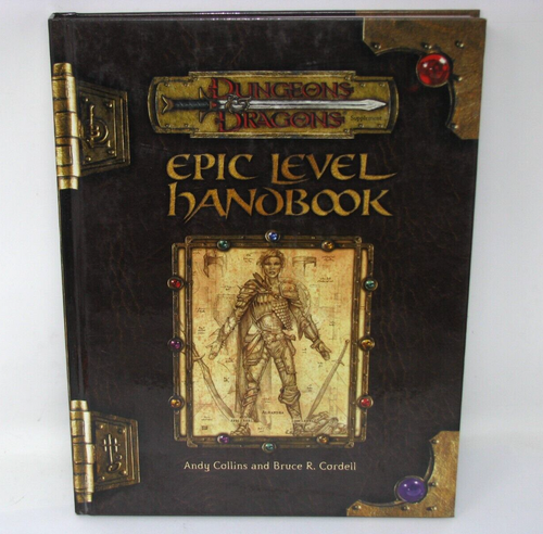 Dungeons And Dragons- Epic Level Handbook (2002, 1st Printing) RPG ...