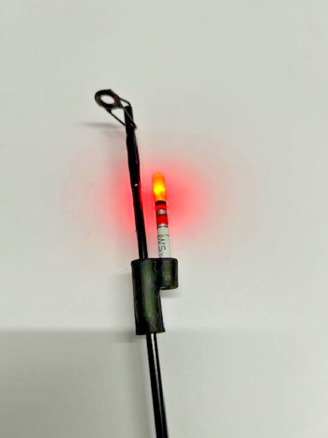 Fishing Rod Tip Light 2 Pack Rechargable + Rod Holders +Charger Bell ...